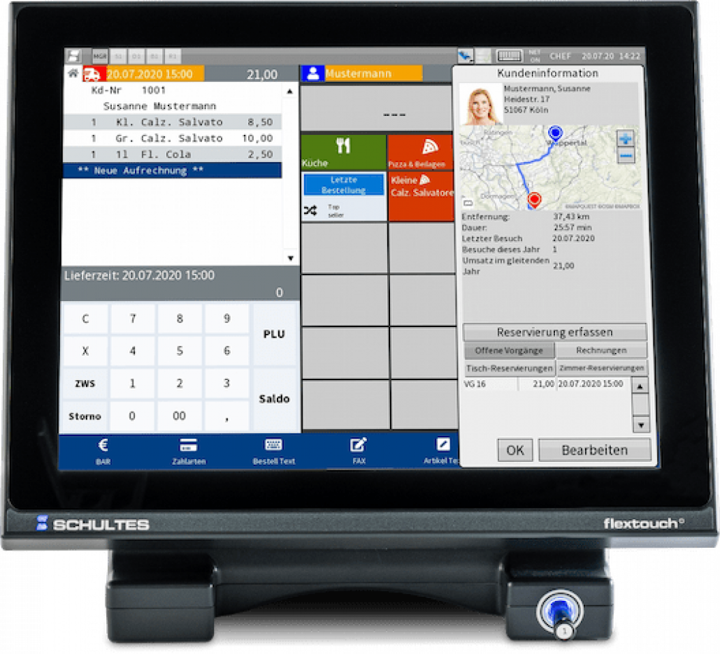 POS system & POS software for delivery service | SCHULTES